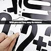 Amazon.com: 9 Sheets Large 6 Inch Number Stickers 0-9 Numbers, Self ...