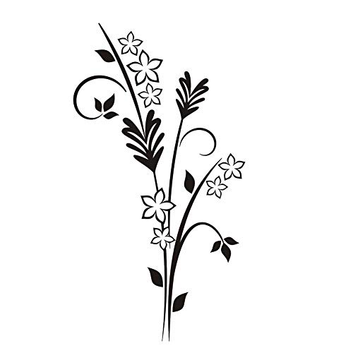 Plantilla De Tallo De Flor Grande Para Imprimir