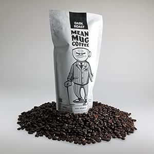 Amazon.com : Mean Mug Coffee, Dark Roast Whole Roasted Bean Coffee ...