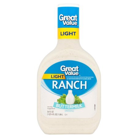 Amazon.com : Great Value Buttermilk Ranch Dressing, Light, 36 fl oz ...