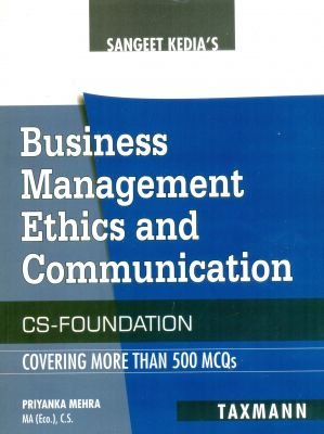 Buy Business Management Ethics and Communication: CS Foundation Book ...