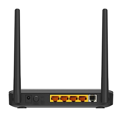 D-Link 2750U /IN /I Wireless-N300 ADSL2 Router with Modem (Black ...