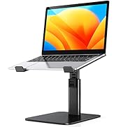 Amazon.com: RIWUCT Foldable Laptop Stand, Height Adjustable Ergonomic ...