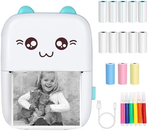 YANGUN Mini Stampante Fotografica, Mini Stampante Termica, Mini ...