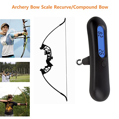 Snapklik.com : AHOSOUTLY Archery Bow Scale 110 LB/50 KG Recurve ...