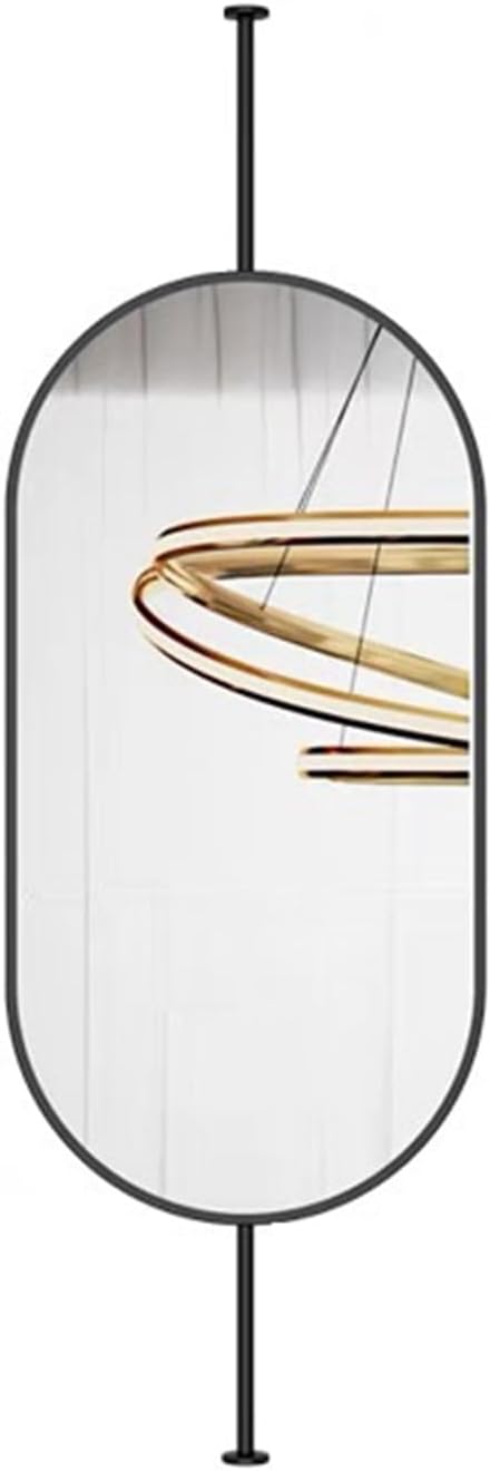 Hanging Upper Lower Suspended Rod Metal Ceiling Mirror,Home Floating ...
