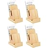 Amazon.com: 4 Pieces 3-Tier Pine Wood Literature Holder Flyer Holder ...