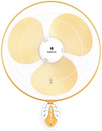 Havells Platina 400mm Energy Saving with Remote Control BLDC Wall Fan ...