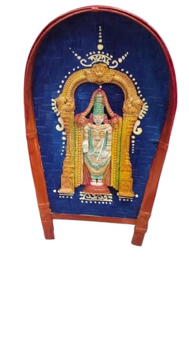 Hastshilp Bambooslip Morram Soop Art Kulo Wall Decor with Thirupati ...