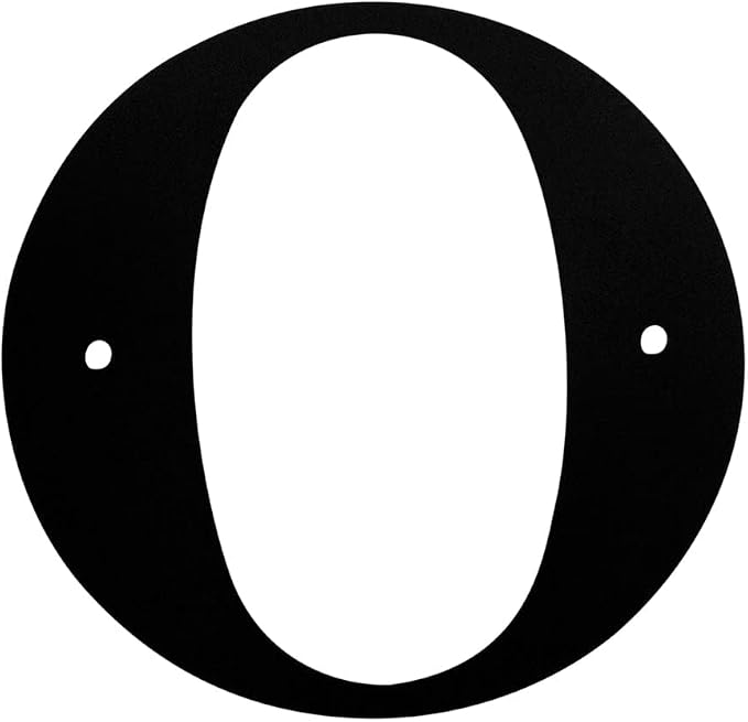 Amazon.com: Letra O grande de 18.5 pulgadas : Hogar y Cocina