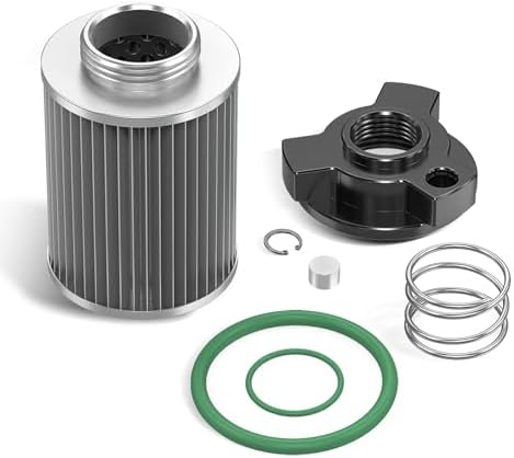 Amazon.com: NICECNC Reusable Stainless Steel Oil Filter Element Kit ...