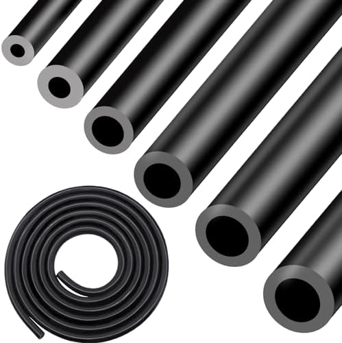 Amazon.com: 6PCS Silicone Vacuum Tubing Hose Kit, Black Vacuum Hose ID ...