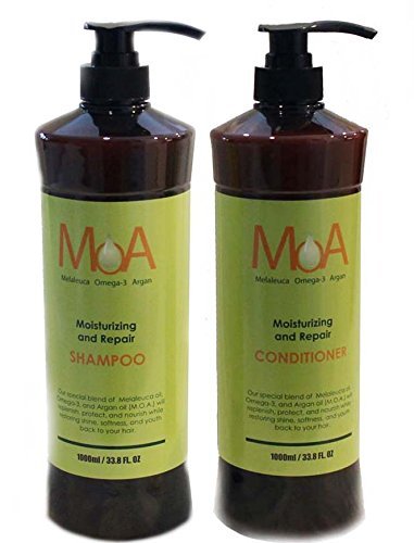 Amazon.com : MOA SHAMPOO & CONDITIONER Melaleuca Omeca-3 Argan ...