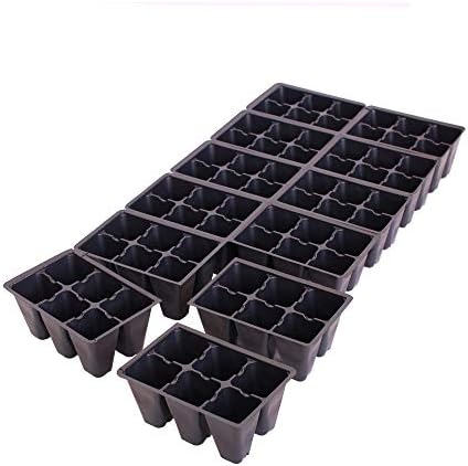 Amazon.com : Yard Yard 200 Cells Seedling Plug Trays - 20 PCS Reusable ...
