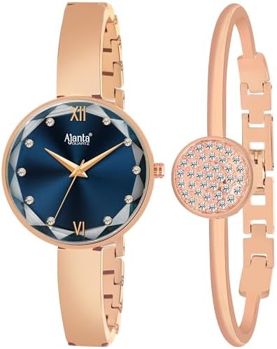 Buy Ajanta Quartz Newly Launched Stylish Rosegold Analog Watch for ...