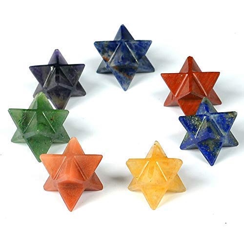Amazon.com: 7 Chakra Merkaba set for Higher Realm connection and chakra ...