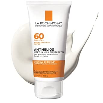 Amazon.com: La Roche-Posay Anthelios Melt-In Milk Sunscreen SPF 60 ...