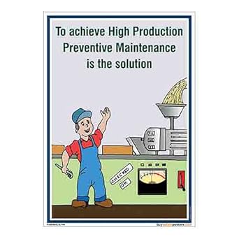buysafetyposters.com - Preventive Maintenance Display Poster In English ...