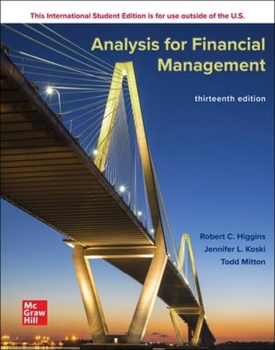 Amazon | Analysis for Financial Management ISE | Higgins, Robert, Koski ...