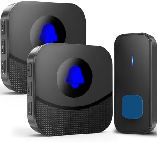 Kabol Wireless Doorbell, 300M Long Range Plug in Door Bells Wireless ...