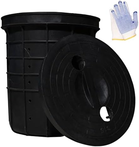 Perforated Sump Basin with Cover, Perforated Sump Pump Bucket with ...