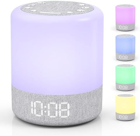 Amazon.com: Evaife Baby Sound Machine, Nursery Night Light for Kids ...