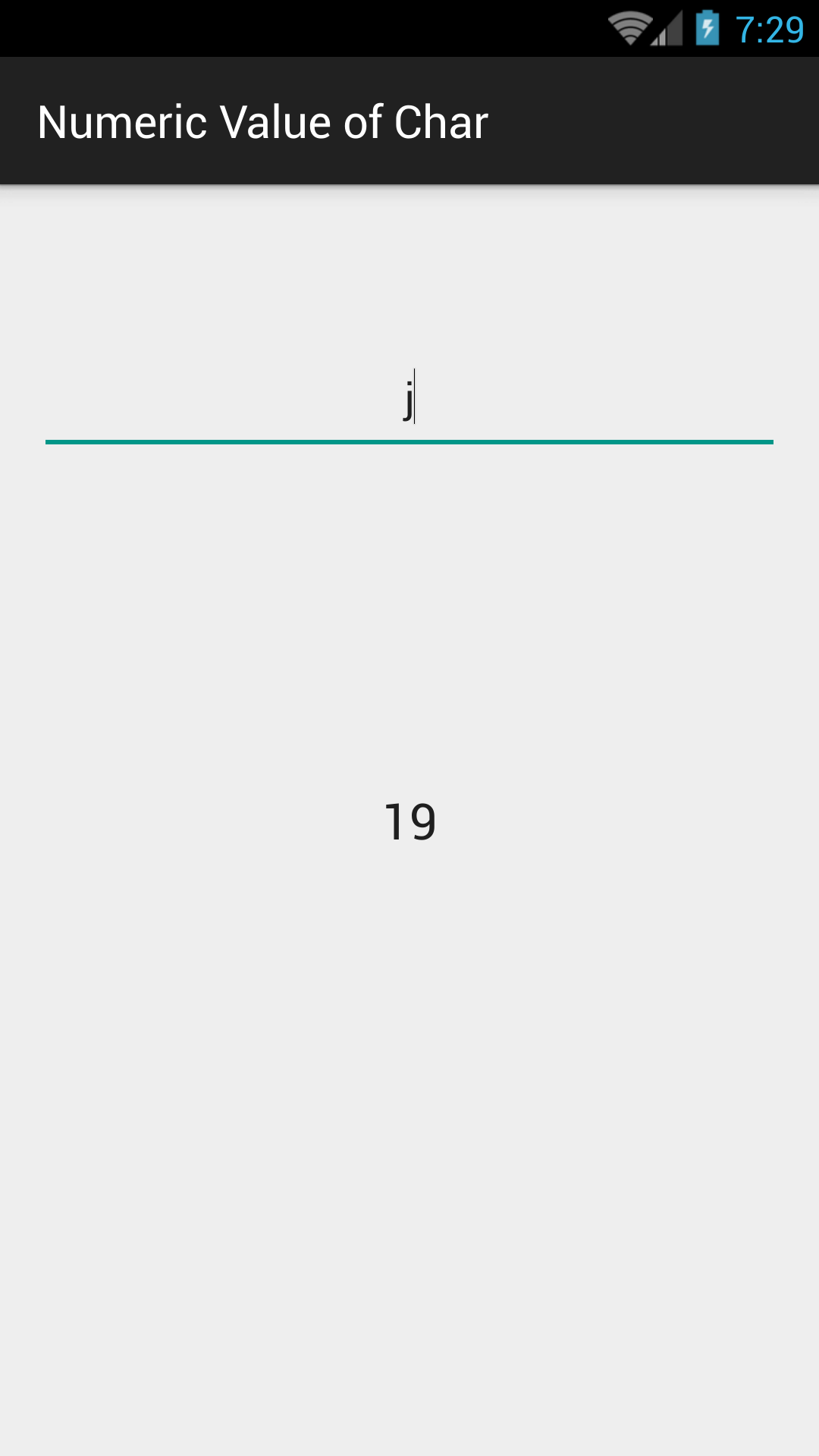 Numeric Value of Char - App on Amazon Appstore