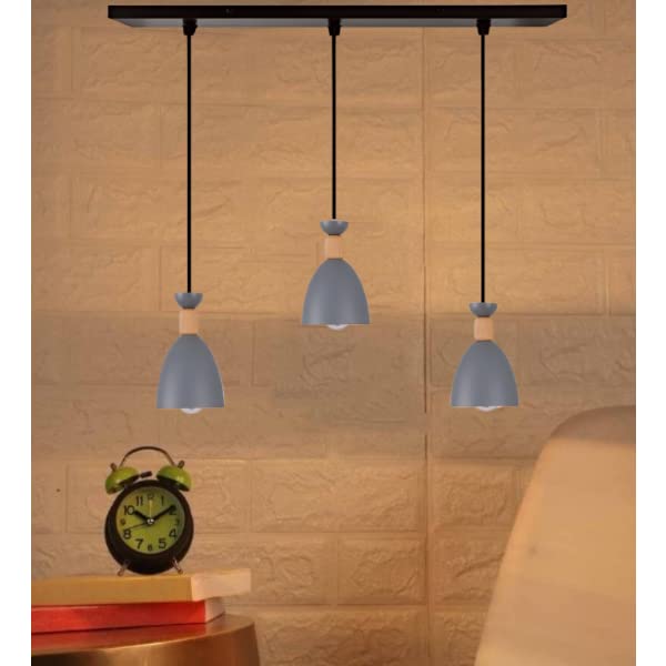 Buy kinis KIN-720 Grey Modern Cluster Pendant Lights Nordic Linear ...