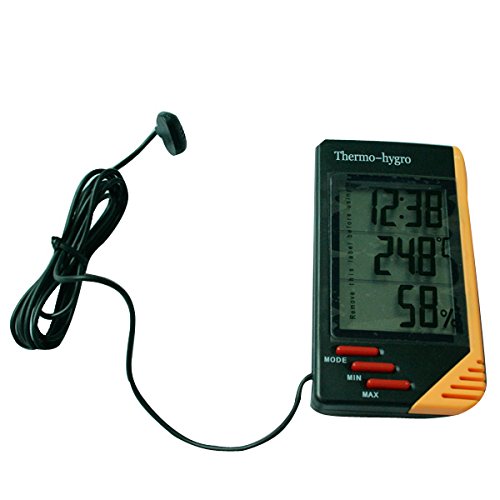 Amazon.com: Sinotech 2pcs/1lot Hand Held Indoor Outdoor Digital Hygro ...