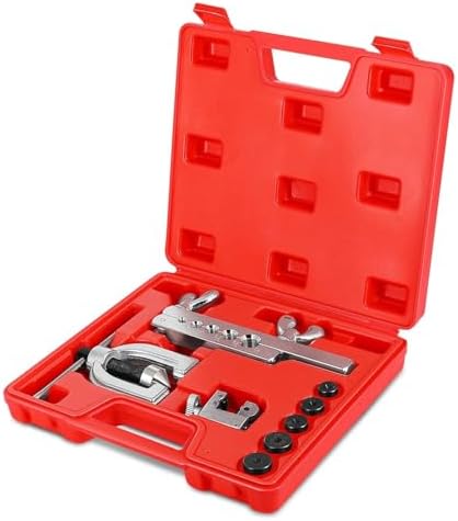 Amazon.com: Flexzion Brake Line Flaring Tool Kit with Tubing Cutter ...