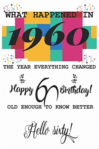 What Happened In 1960 The Year Everything Changed: Happy 60th Birthday ...