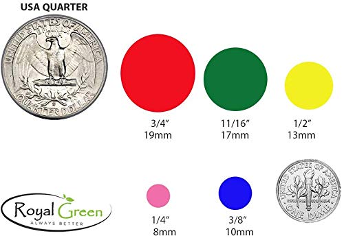 Crafts For Kids 6-8 Royal Green Kids Color Dot Stickers - 8 Bright ...