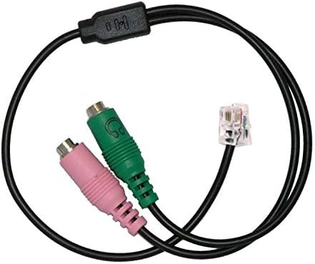 Headset Buddy: PC Dual 3.5mm Headset to RJ9/RJ10/RJ22 Phone Adapter ...