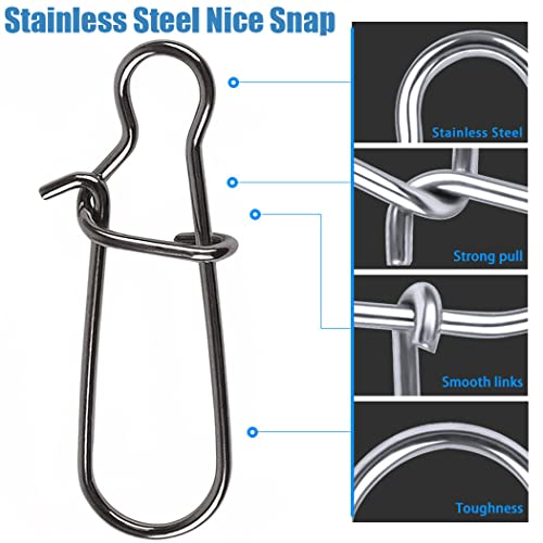 Snapklik.com : Fishing Snaps Clip Duo Lock Snap Swivels Strong ...