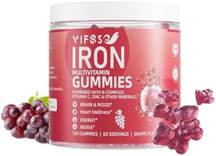 Amazon.com: Nature's Truth Iron Gummies | 60 Count | Vegan, Non-GMO ...