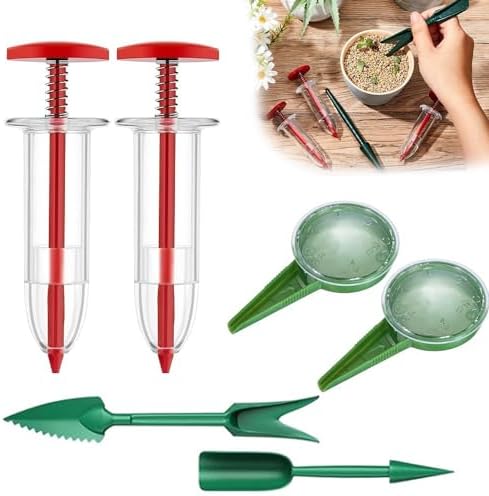 Amazon.com : Tasunte 6 PCS Mini Seed Spreader, 2024 New Sowing Seed ...