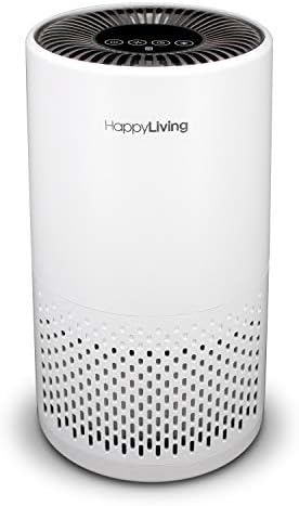 Amazon.com: Happy Living True HEPA 360-Degree Filtration Air Purifier ...