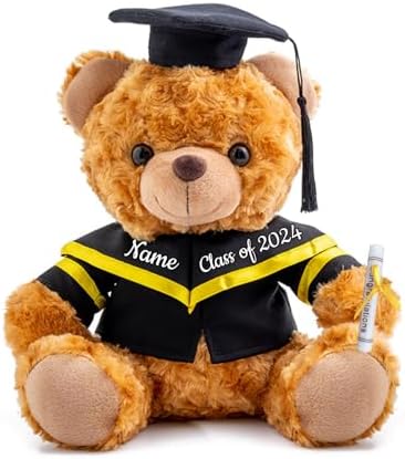 ADORSUN Personalised Graduation Teddy Bear 2024, Graduation Gifts for ...
