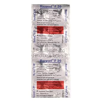 Rozavel F 20 - Strip of 10 Tablets : Amazon.in: Health & Personal Care