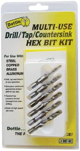 L.H. Dottie DT1024NC Drill and Tap Bit, No.10-24 TPI - Tap And Die Sets ...