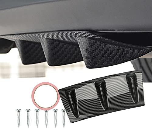 Amazon.com: OtpOutopa Universal Car Spoiler, Rear Bumper Lip Diffuser ...