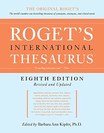 Amazon.com: Roget's International Thesaurus, 8th Edition: The World's ...