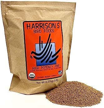 Harrisons High Potency Fine 5lb - Complete Parrot Diet, Pack of ...