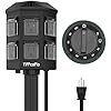 TiFFCOFiO Outdoor Power Strip Timer, Dusk to Dawn Sensor Outdoor Timer ...