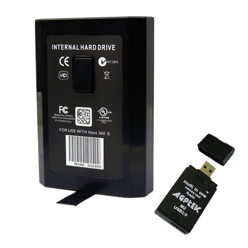Amazon.com: 20G HDD Hard Disk Drive for Xbox 360 S Slim with AGPtek All ...