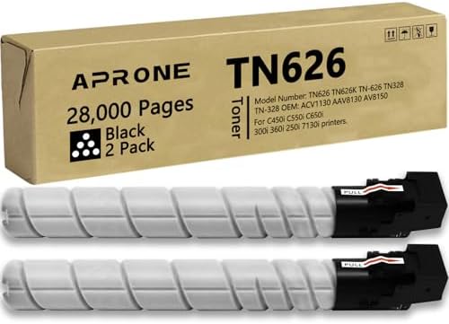 Amazon.com: TTCopier Genuine OEM Konica Minolta Black Toner TN628 ...