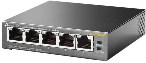 Amazon.com: Interruptor TP-Link de red Gigabit Ethernet de 5 puertos ...
