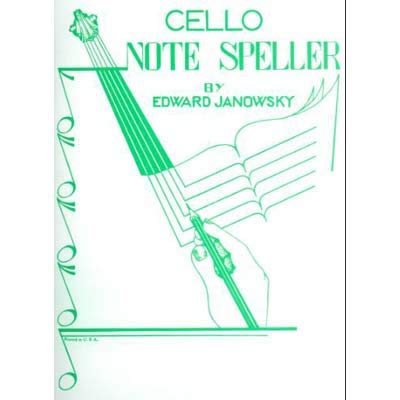 Amazon.com: Cello Note Speller by Edward Janowsky [Sheet music]: Books