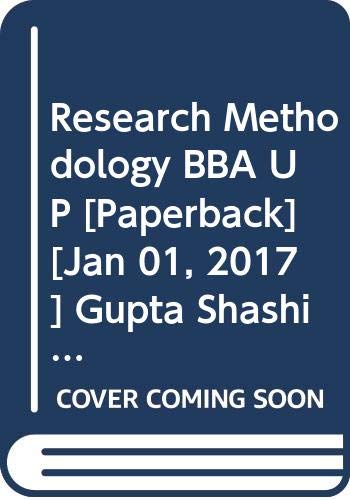 Research Methodology BBA UP : Amazon.in: Books
