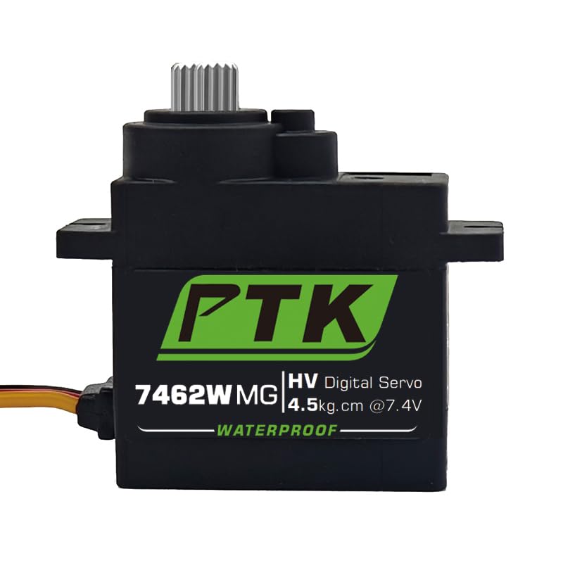 Buy PTK 7462W MG Waterproof Servo Metal Gear 9 g Micro Servo 5 mm 180 ...